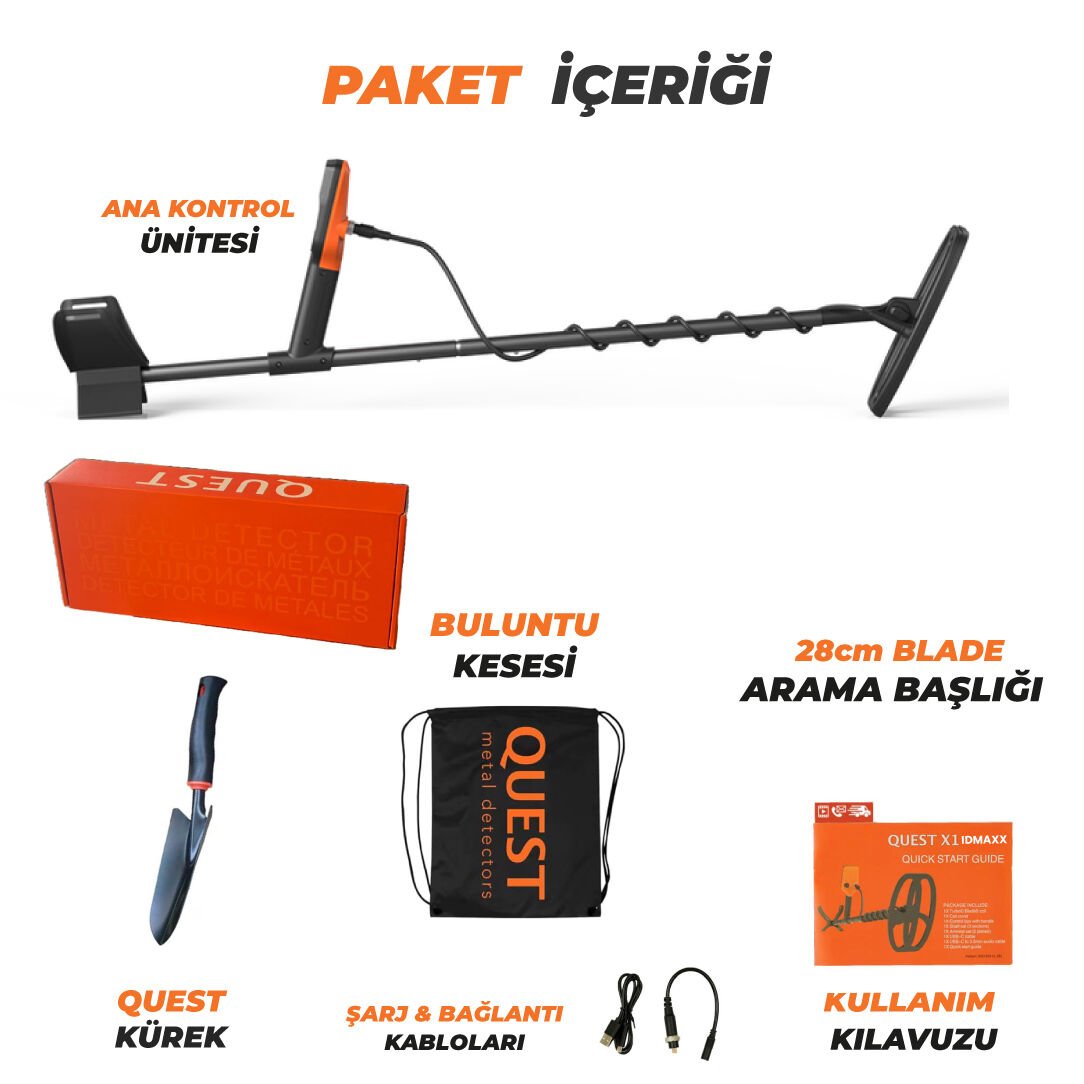 Quest X1 IDmaxX Dedektör ve XPointer - Dedektör Burada